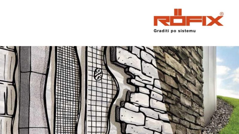 ROFIX sustavi za dekorativno oblaganje fasada - Rustik kamen